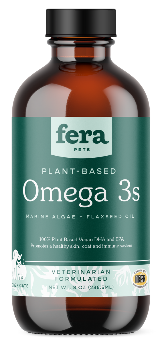 Fera Pets, Vegan Omega-3s Algae Oil for Dogs and Cats – NNYEO