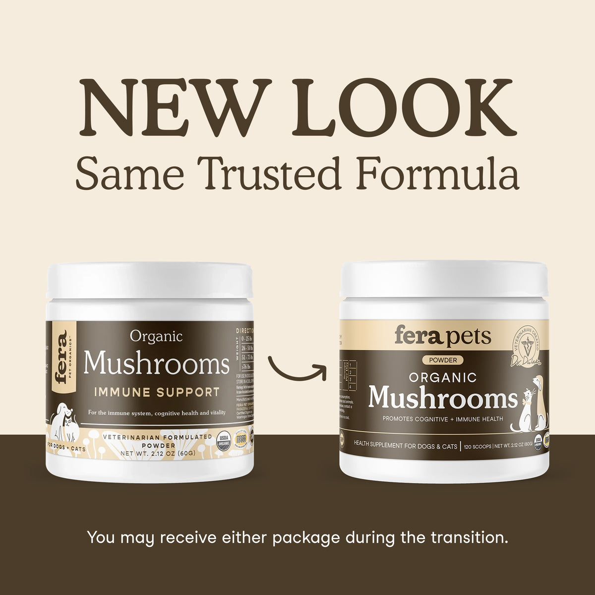 Fera Pets, Organic Mushroom Blend for Immune Support – NNYEO